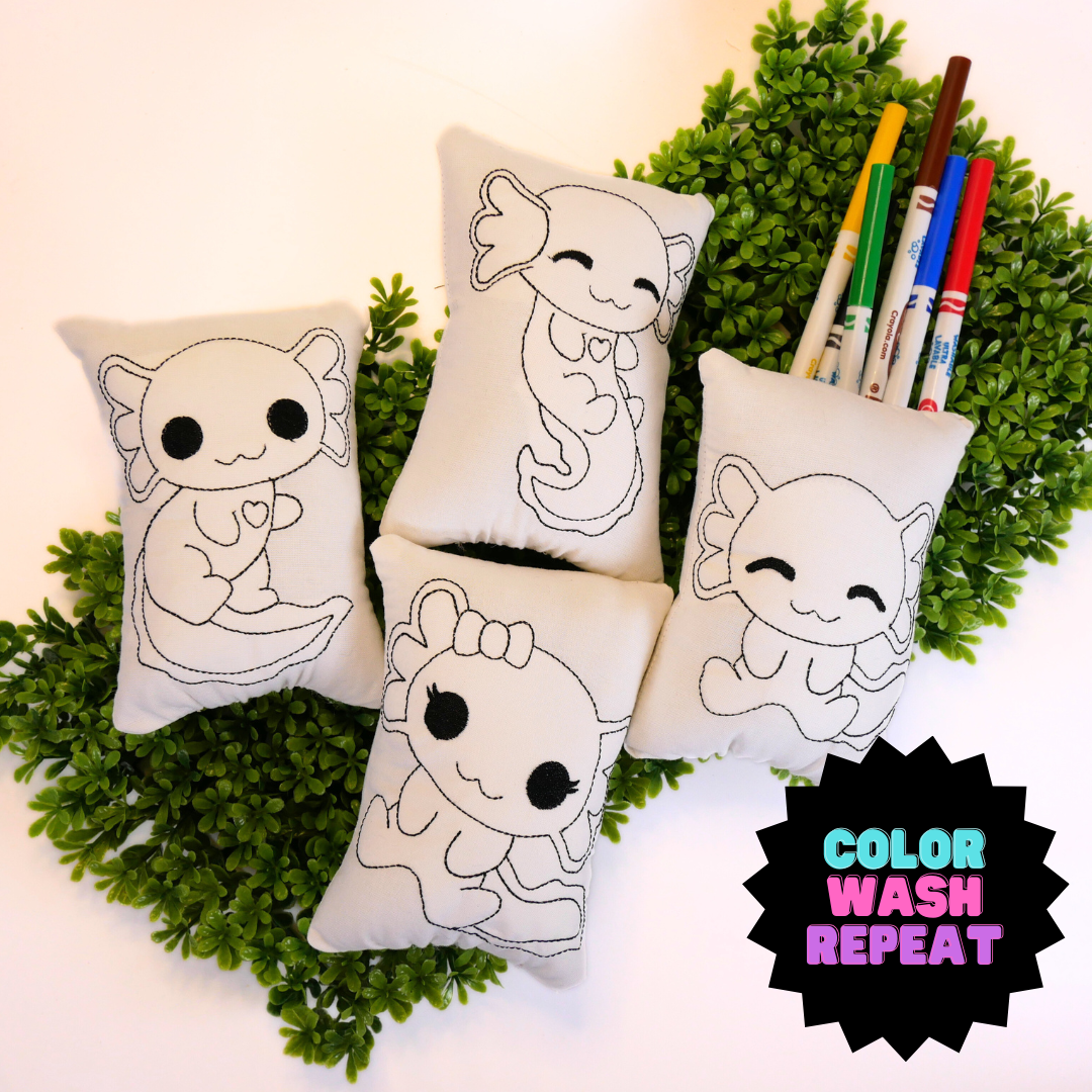 Axolotl Doodle Dolls – Leluna Star