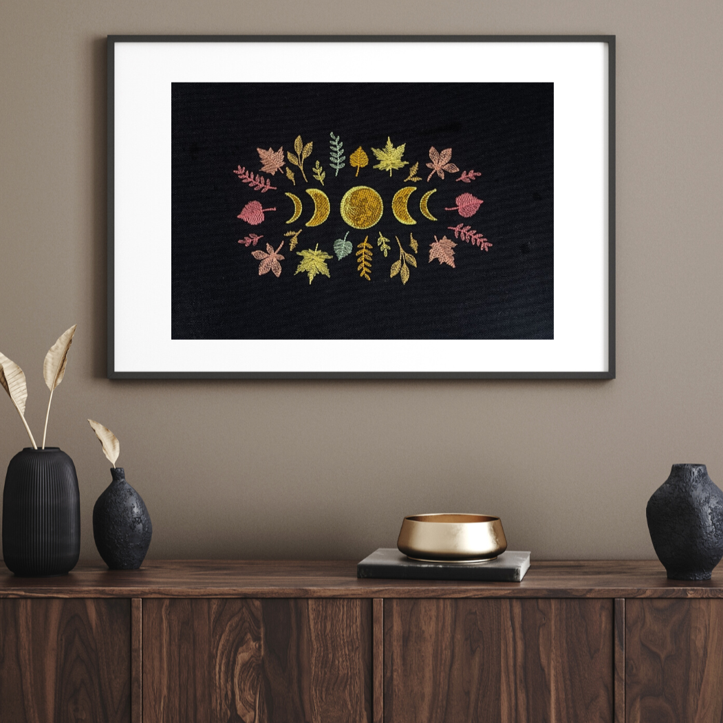 Fall Moon Phases Stitches of Art – Leluna Star