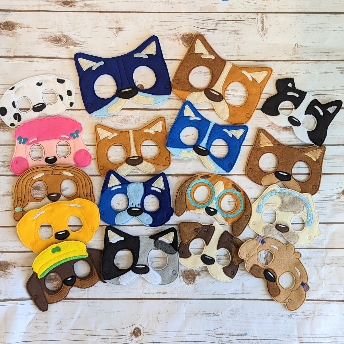 Dingo Dog Family Masks – Leluna Star