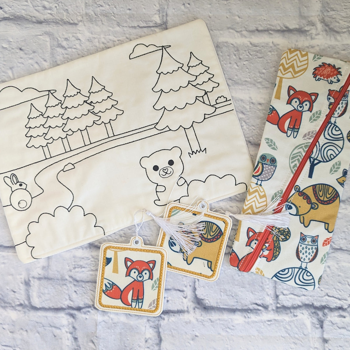 Square Bookmarks - Forest Animals – Leluna Star